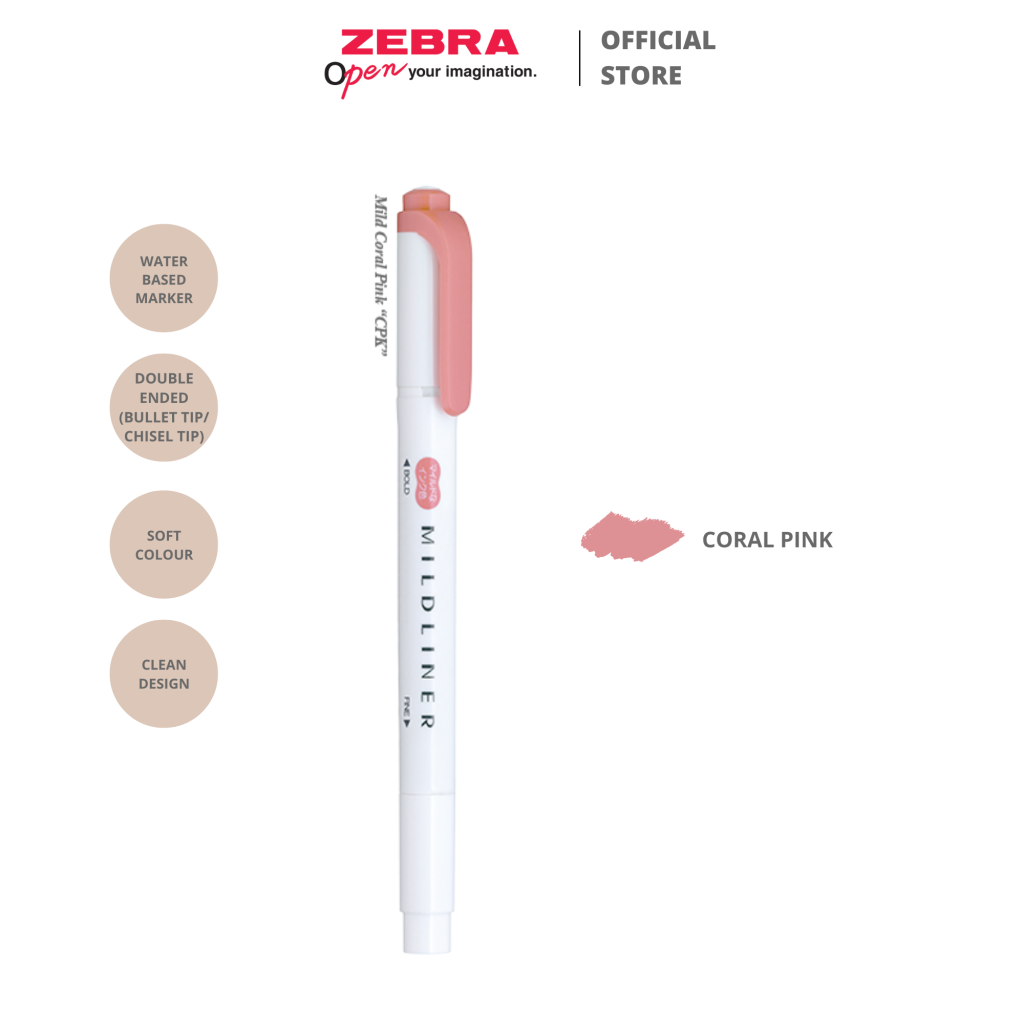 Zebra Mildliner Double Ended Highlighter - PT ASABA