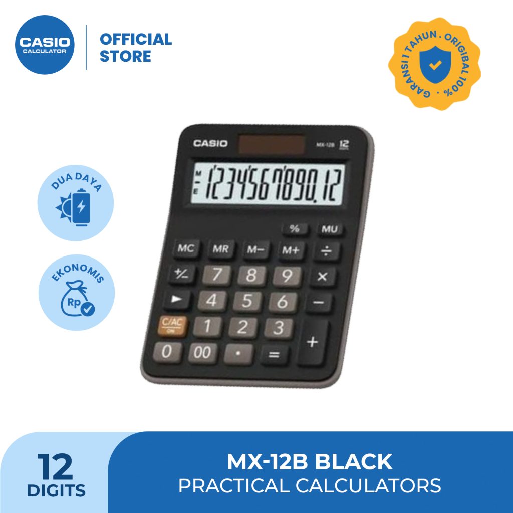 Casio MX-12B Practical Calculators - PT ASABA