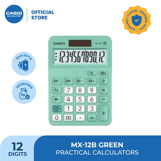 Casio MX-12B Practical Calculators - PT ASABA